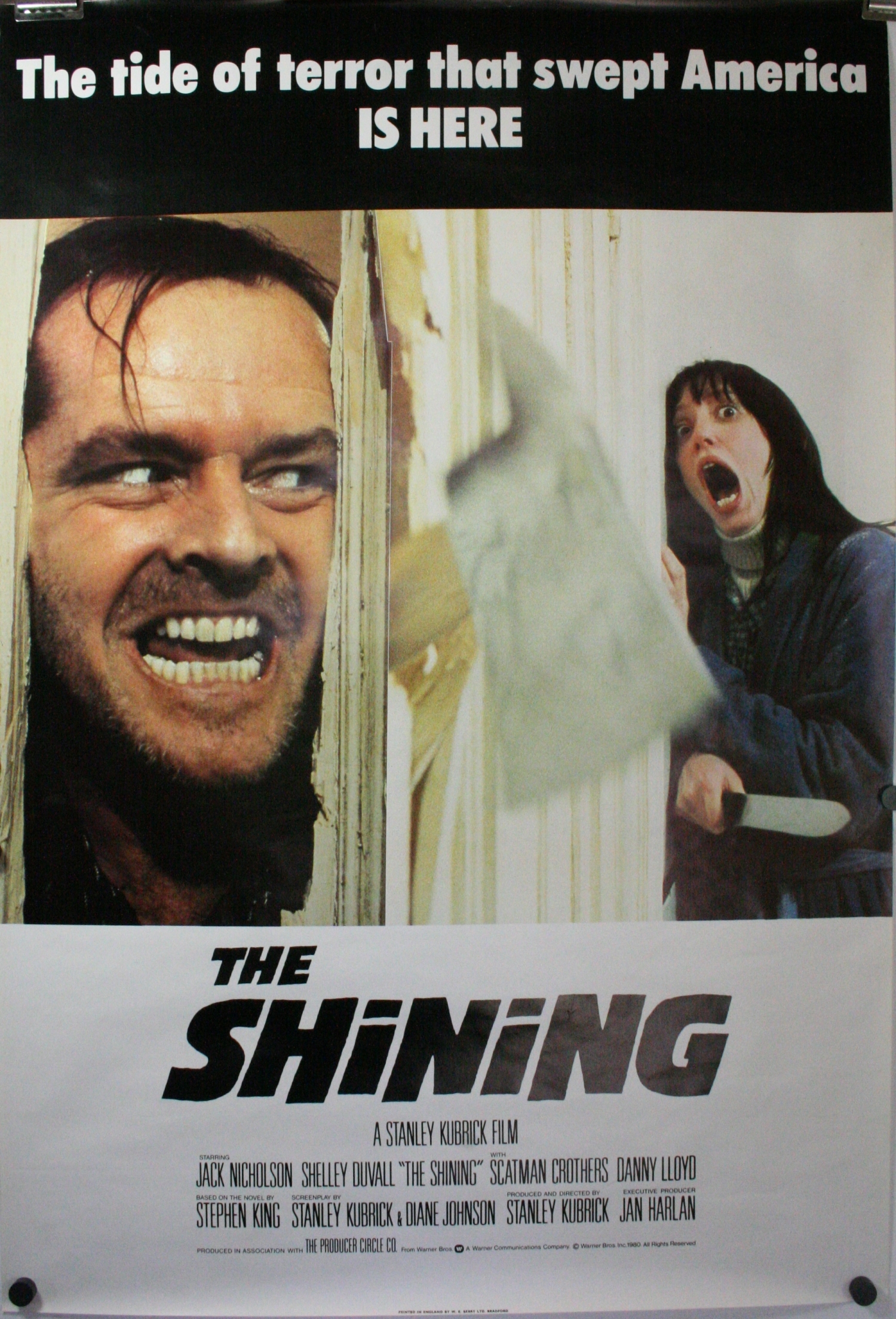 THE SHINING Jack Nicholson Stanley Kubrick English OS Original Movie