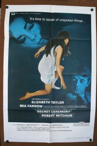 SECRET CEREMONY, Elizabeth Taylor & Mia Farrow – Original Vintage Movie ...