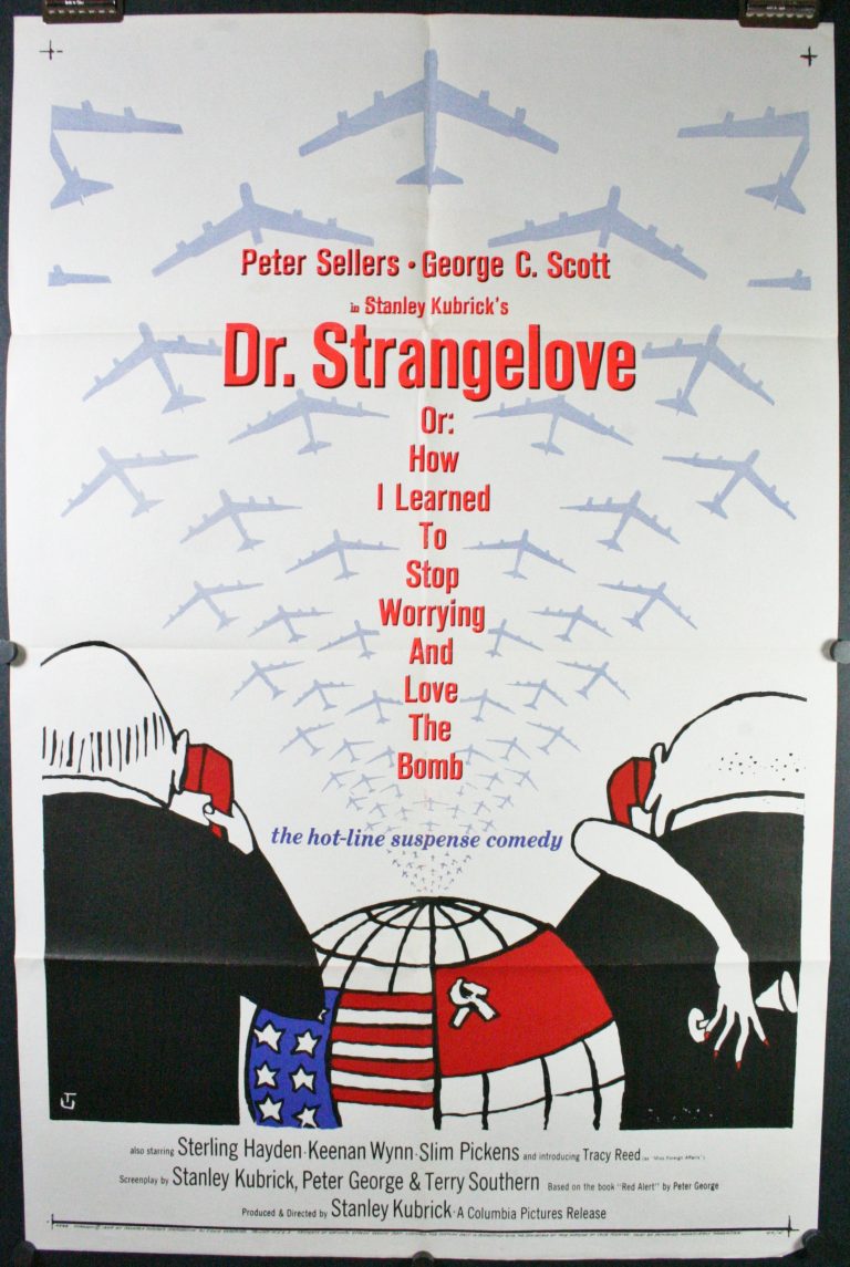 DR. STRANGELOVE, Original Stanley Kubrick Movie Theater Poster For Sale ...