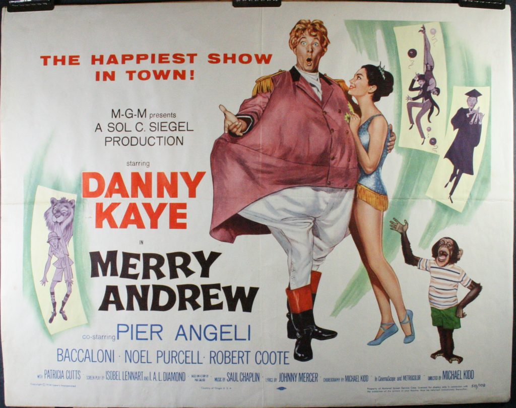 MERRY ANDREW, Original Danny Kaye Vintage Movie Poster - Original ...