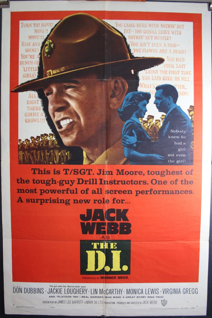 THE D.I., Original Vintage Jack Webb Movie Poster - Original Vintage ...
