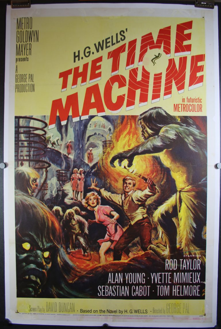 TIME MACHINE, Original H.G. Wells Vintage Movie Poster - Original ...