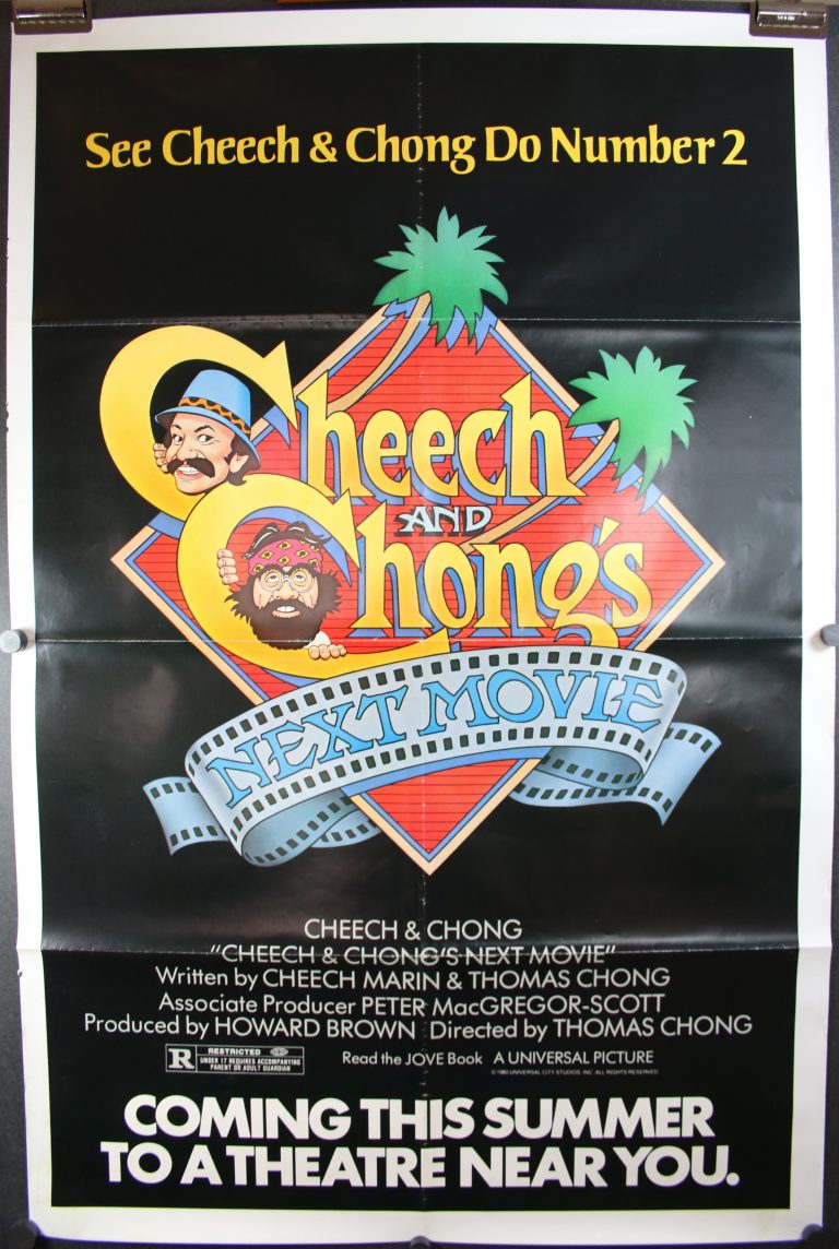 CHEECH AND CHONG'S NEXT MOVIE, Original Vintage Advanced Style Movie ...
