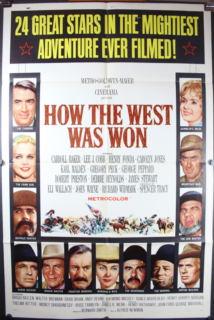HOW THE WEST WAS WON, Original Vintage Western Movie Poster - Original ...