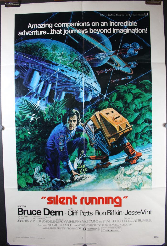SILENT RUNNING, Original George Akimoto Vintage Sci-Fi Movie Poster ...
