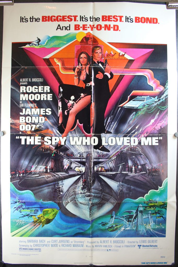 SPY WHO LOVED ME, Original James Bond 007 Movie Poster - Original Vintage Movie Posters