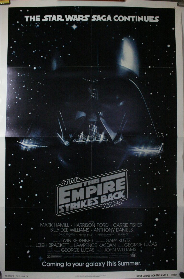 EMPIRE STRIKES BACK, Original Advance Teaser Star Wars NSS Theatrical ...