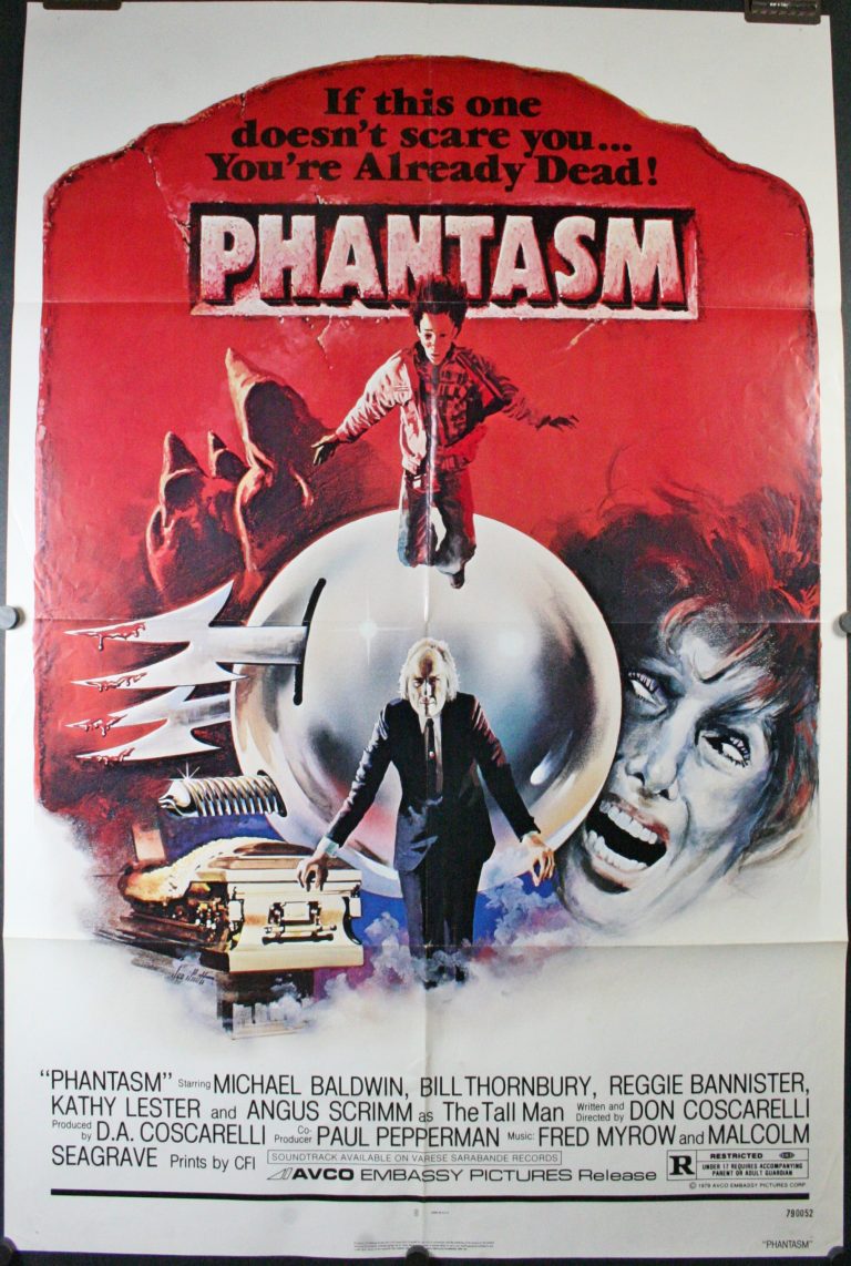 PHANTASM, Original Vintage Folded Horror Movie Poster - Original ...