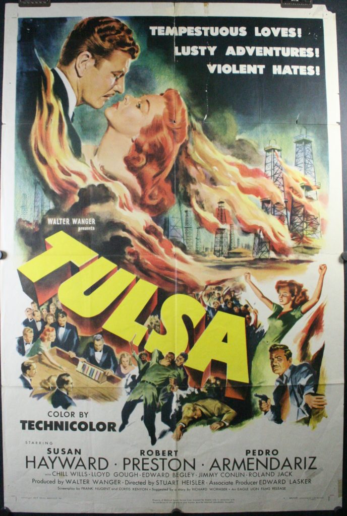 TULSA, An original US Oil and Gas Movie Poster - Original Vintage Movie Posters