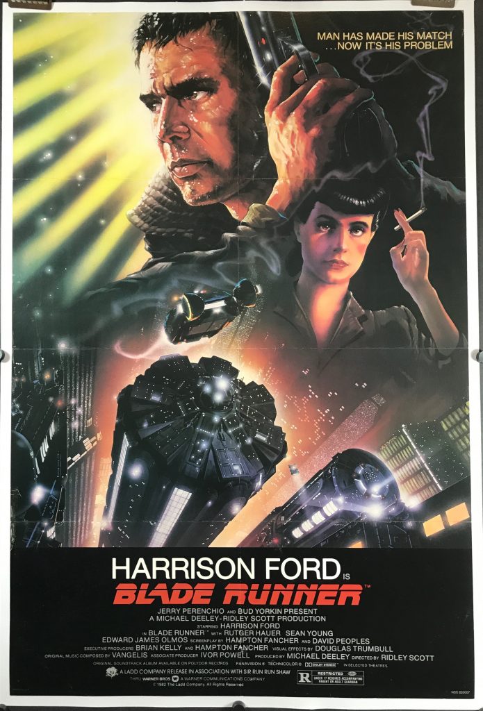 BLADE RUNNER, Original Movie Theater Poster For Sale - Original Vintage ...