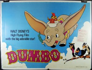 DUMBO, Original Vintage Film Walt Disney Film Poster - Original Vintage ...