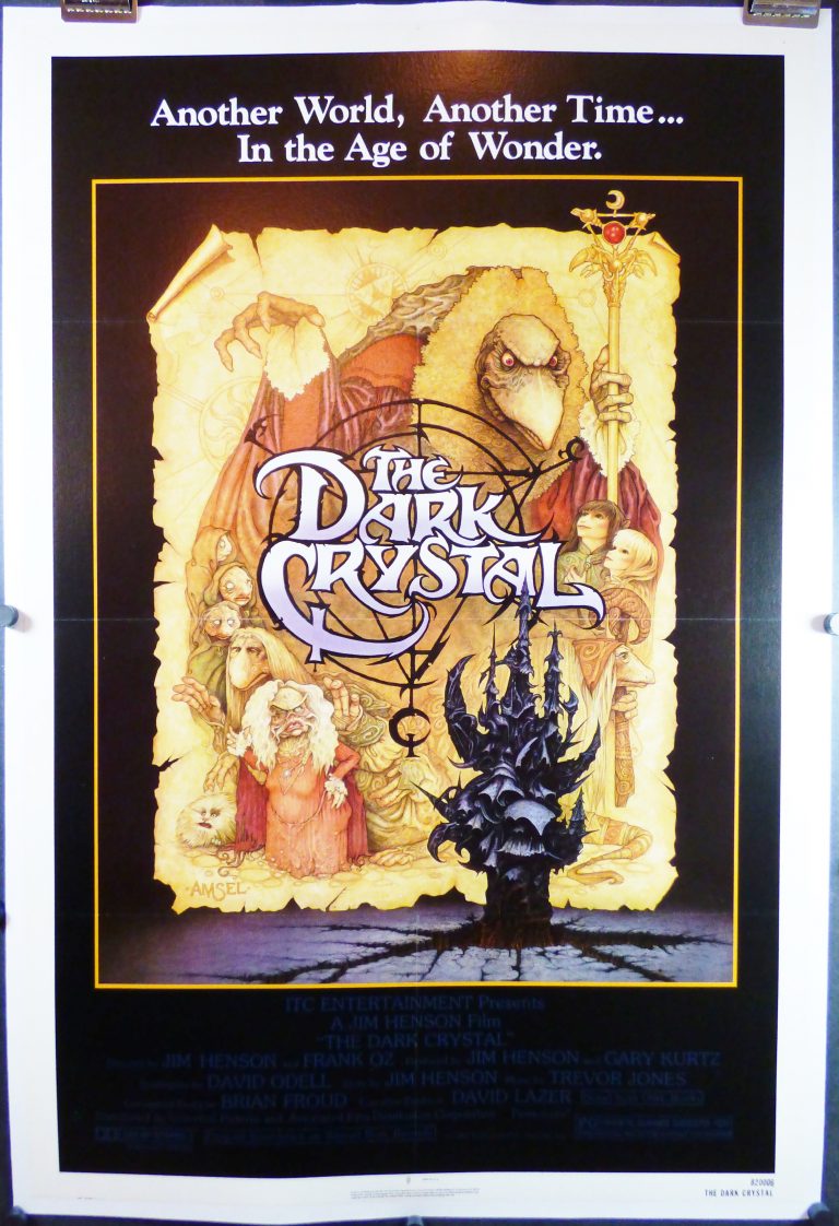 DARK CRYSTAL, Original Jim Henson Vintage Movie Poster - Original ...