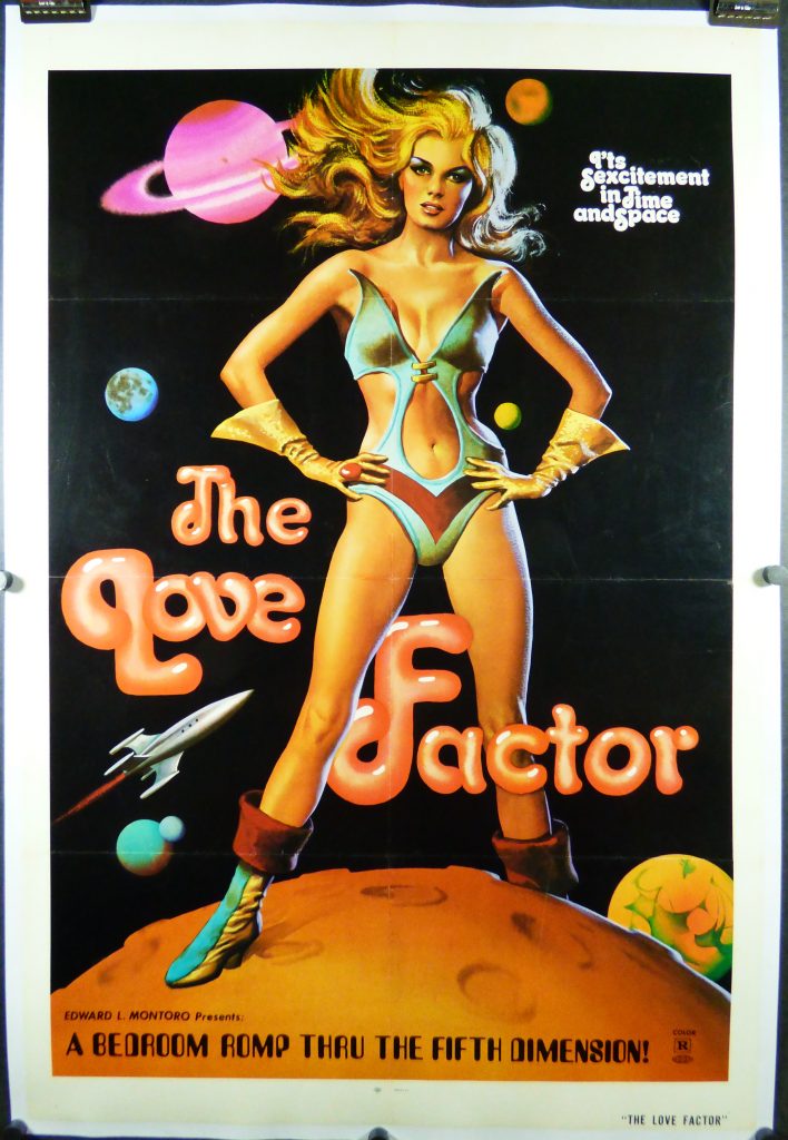 THE LOVE FACTOR Original Sexploitation Linen Backed Movie Poster - Original Vintage Movie Posters