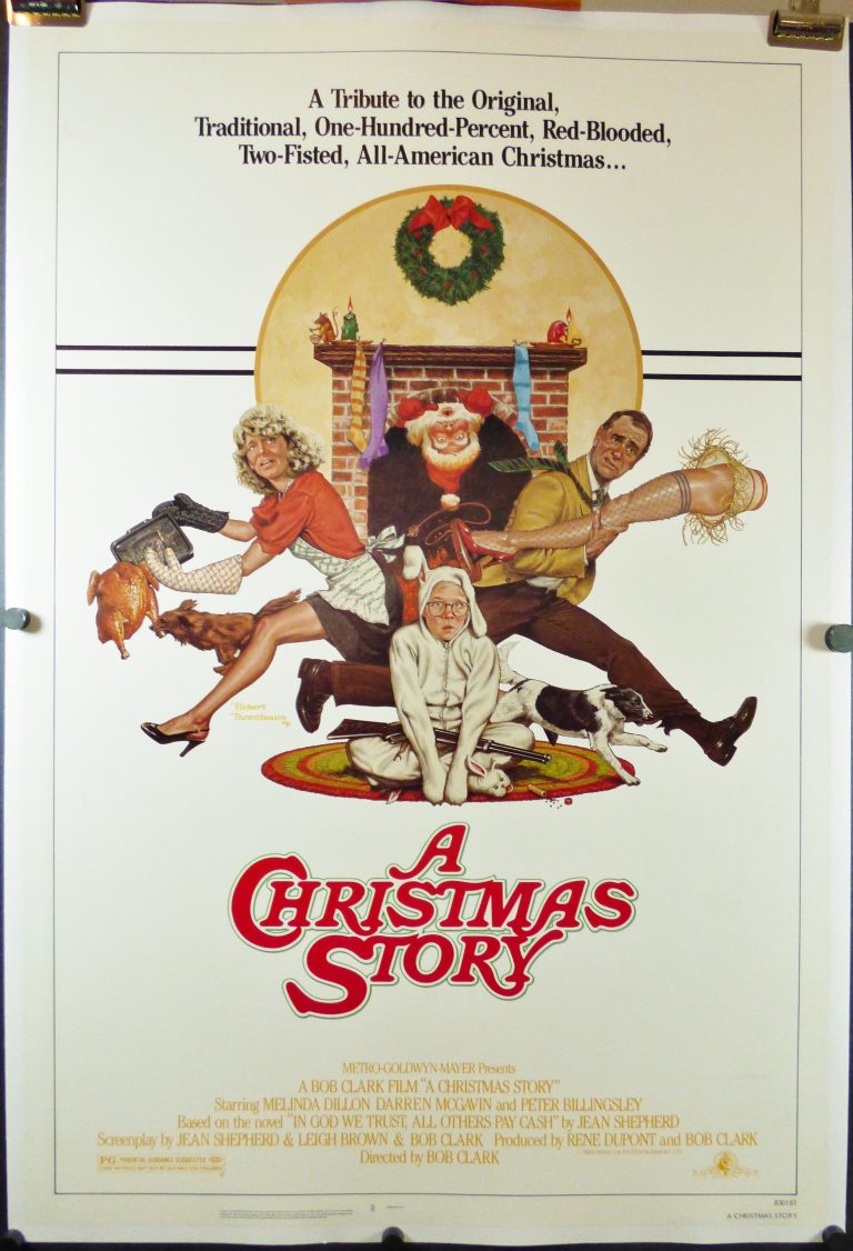 CHRISTMAS STORY, Original Vintage Linen Backed Poster - Original ...