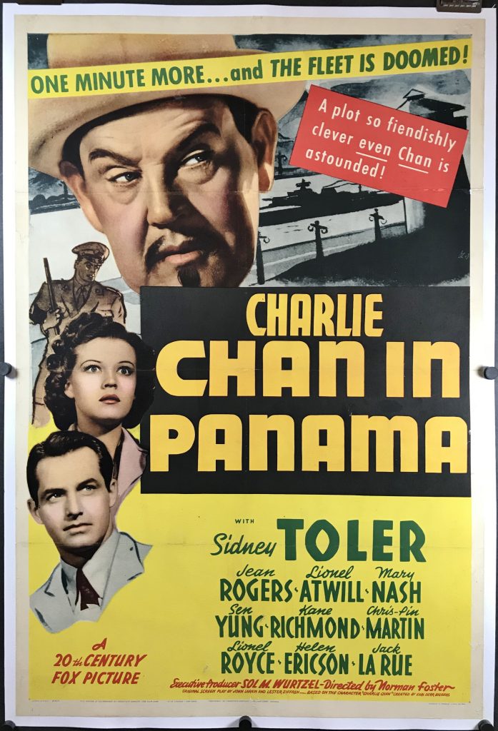 CHARLIE CHAN IN PANAMA, Original Crime Noir Movie Poster - Original ...