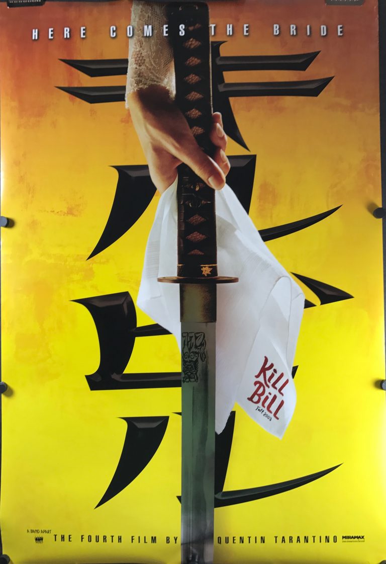 KILL BILL Volume 1. Original Tarantino Movie Poster Starring Uma ...