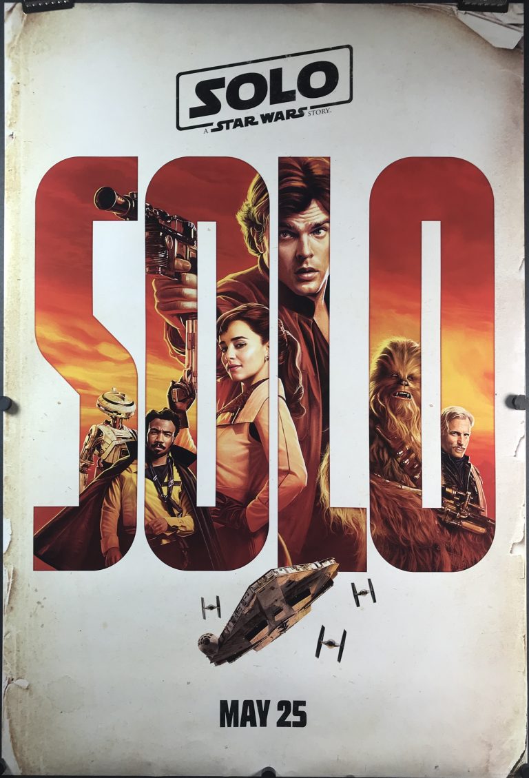 SOLO, A STAR WARS STORY, Original Double Sided Movie Poster - Original ...