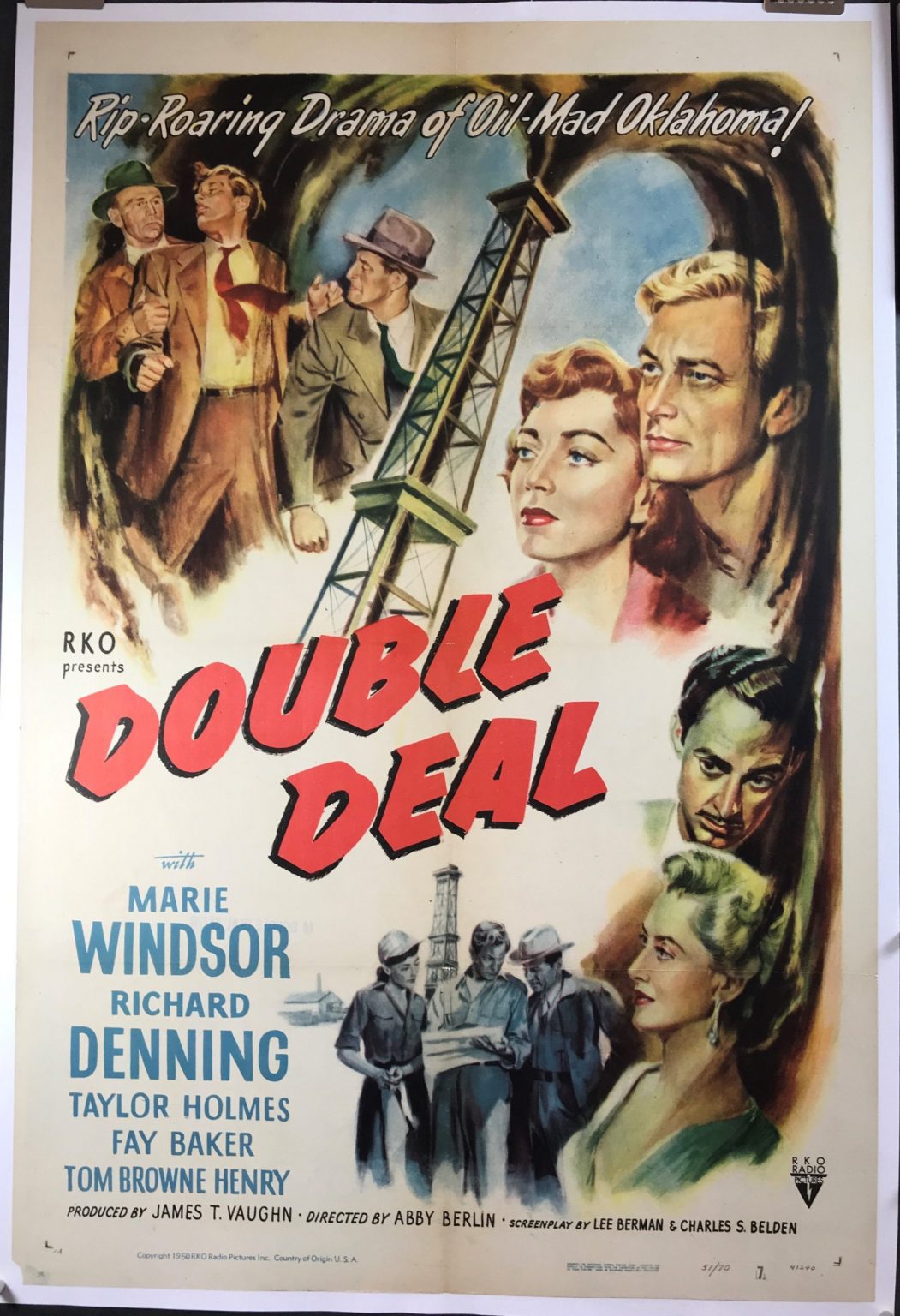 DOUBLE DEAL, Original Oklahoma Oil & Gas Movie Poster - Original ...