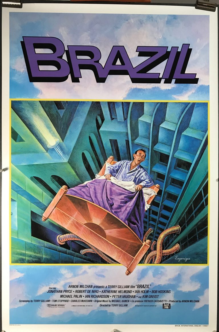 BRAZIL, Original Vintage Terry Gilliam Movie Poster - Original Vintage ...