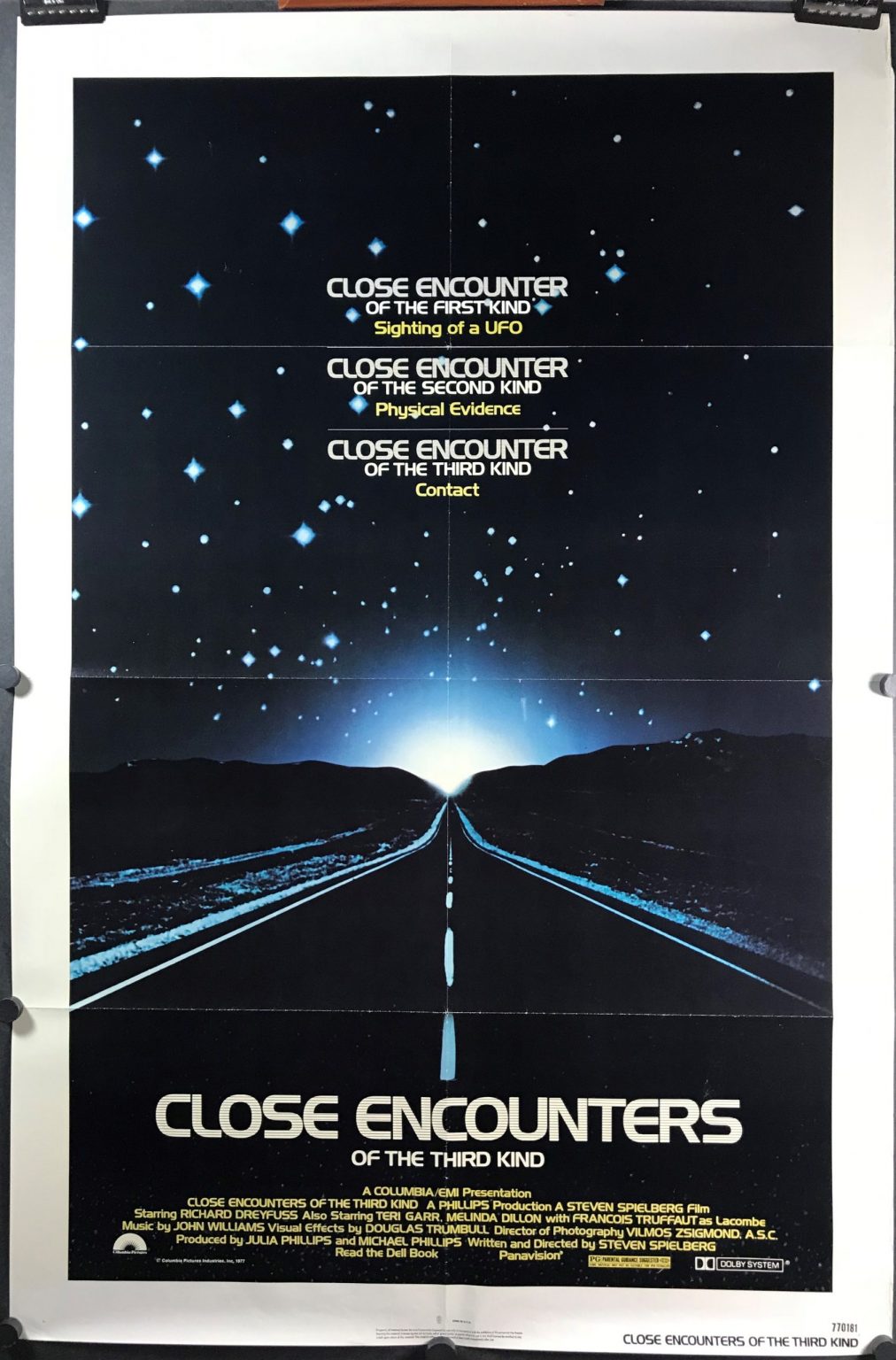 CLOSE ENCOUNTERS OF THE THIRD KIND, Original Stephen Spielberg Movie ...