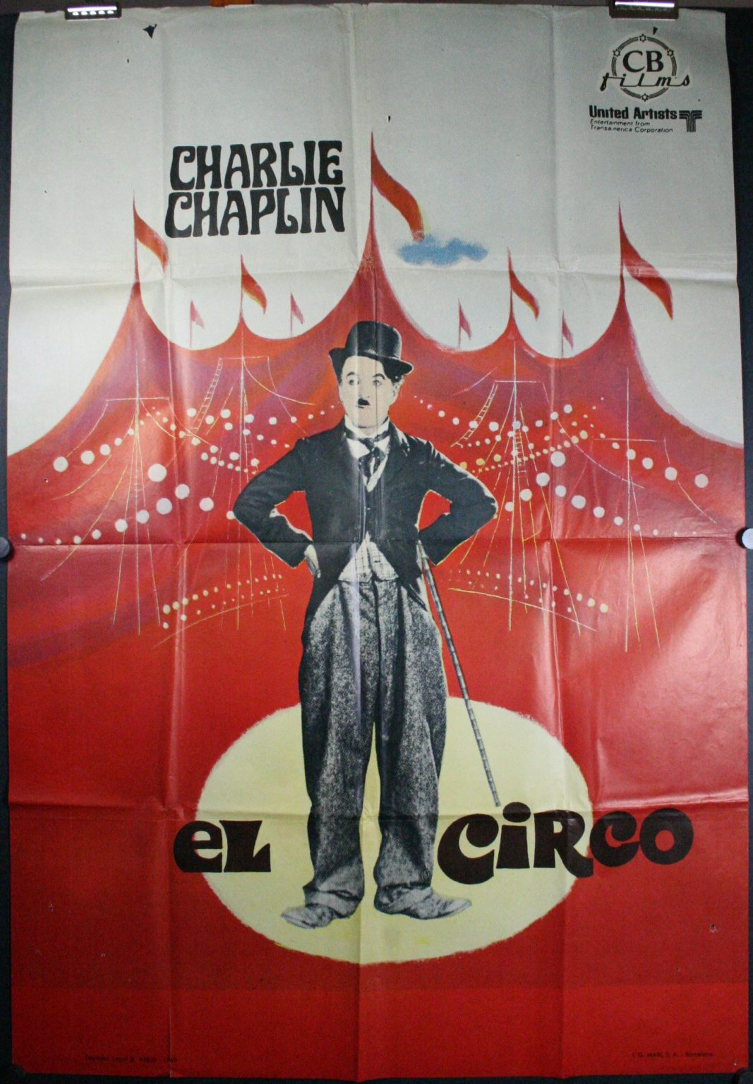 THE CIRCUS, Original Charlie Chaplin Silent Era Vintage Movie Poster ...