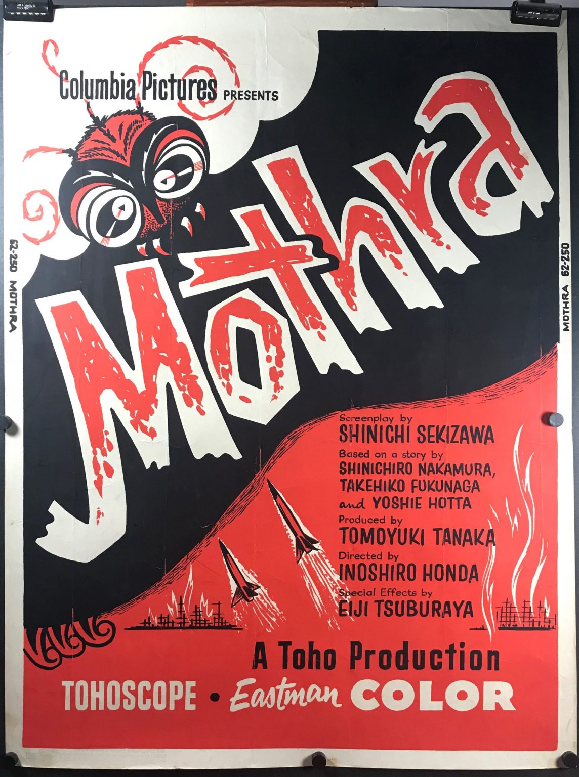 MOTHRA Original Toho Vintage Movie Poster - Original Vintage Movie Posters