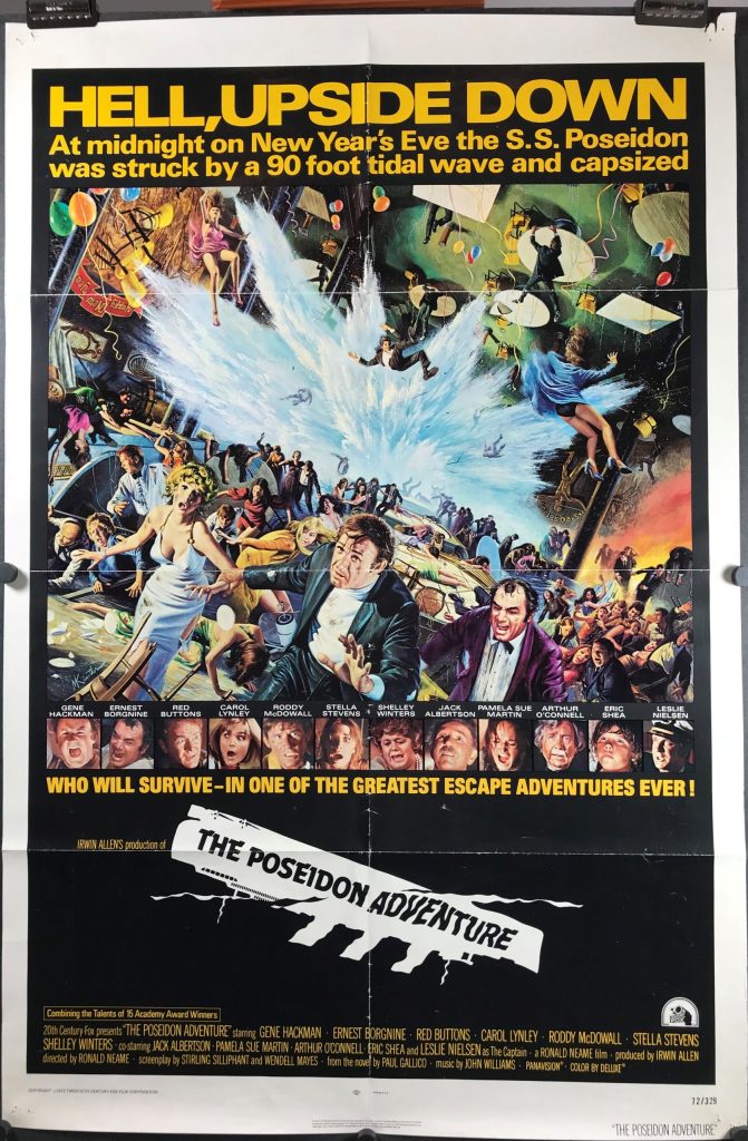 THE POSEIDON ADVENTURE, Original Vintage Disaster Movie Poster ...