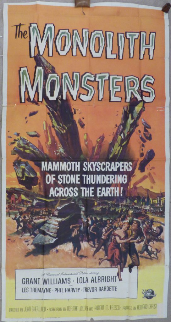 MONOLITH MONSTERS, Original Creature Feature Movie Poster - Original ...