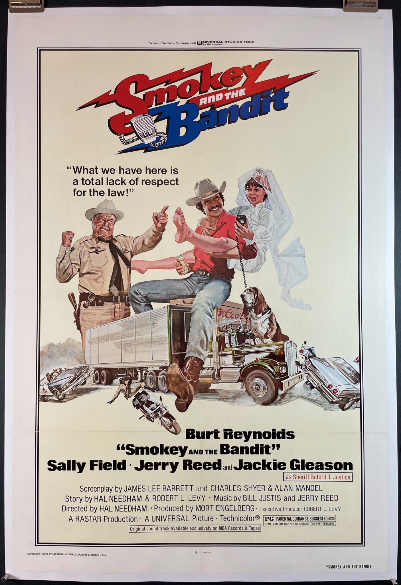 SMOKEY AND THE BANDIT, Original Sally Field Vintage Movie Poster ...