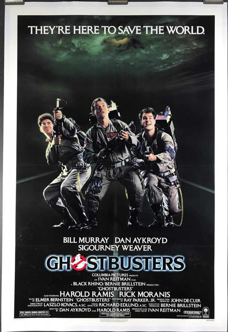 GHOSTBUSTERS, Original Vintage Comedy Movie Poster - Original Vintage ...