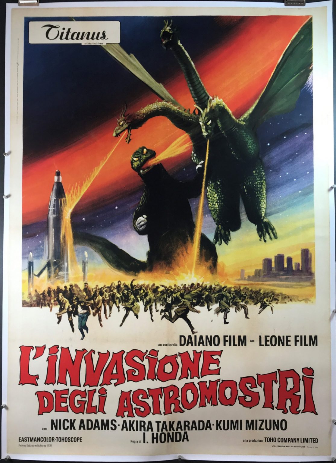 INVASION OF THE ASTRO-MONSTER. Original Japanese Monster Movie ...