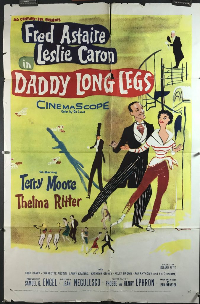 DADDY LONG LEGS, Original Vintage Romantic Musical Movie Poster ...