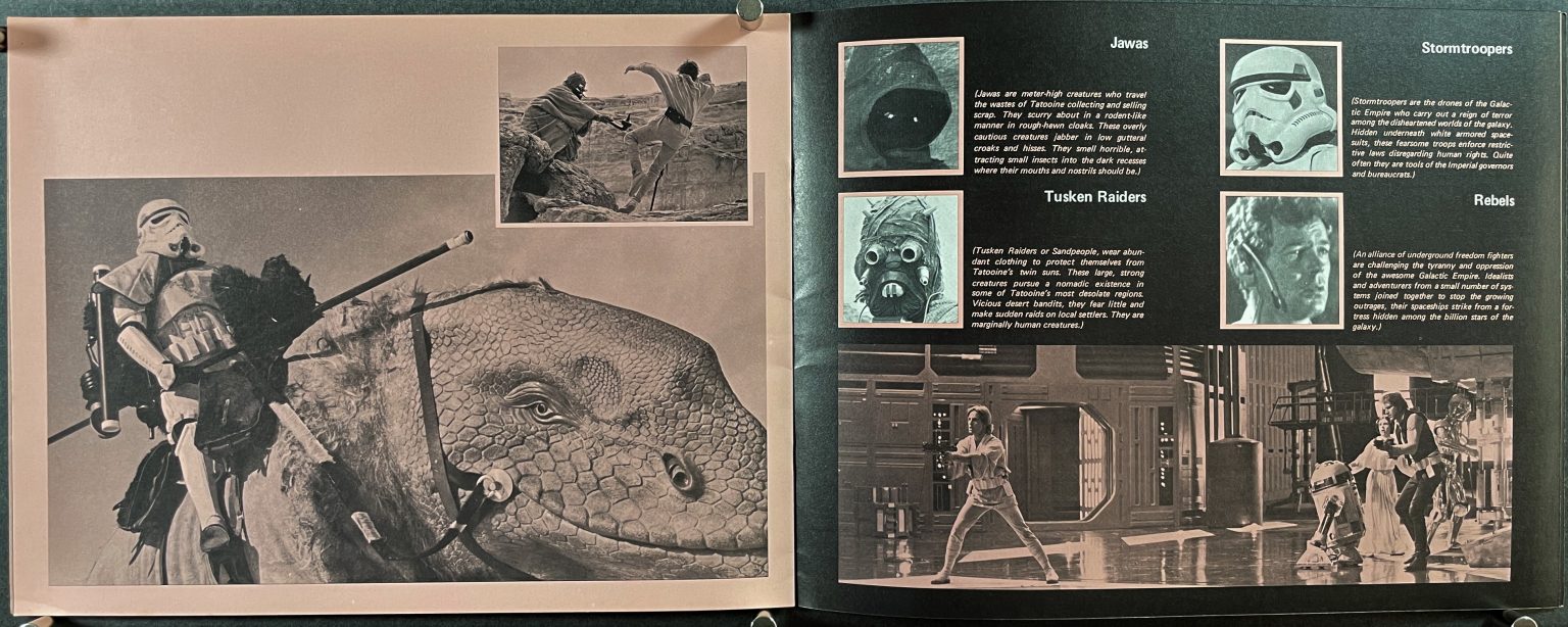 STAR WARS Original Souvenir Movie Program Guidebook - Original Vintage ...