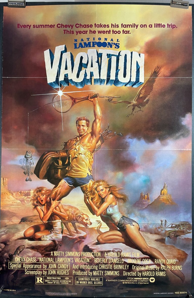 NATIONAL LAMPOON'S VACATION, Original Chevy Chase Movie Poster ...