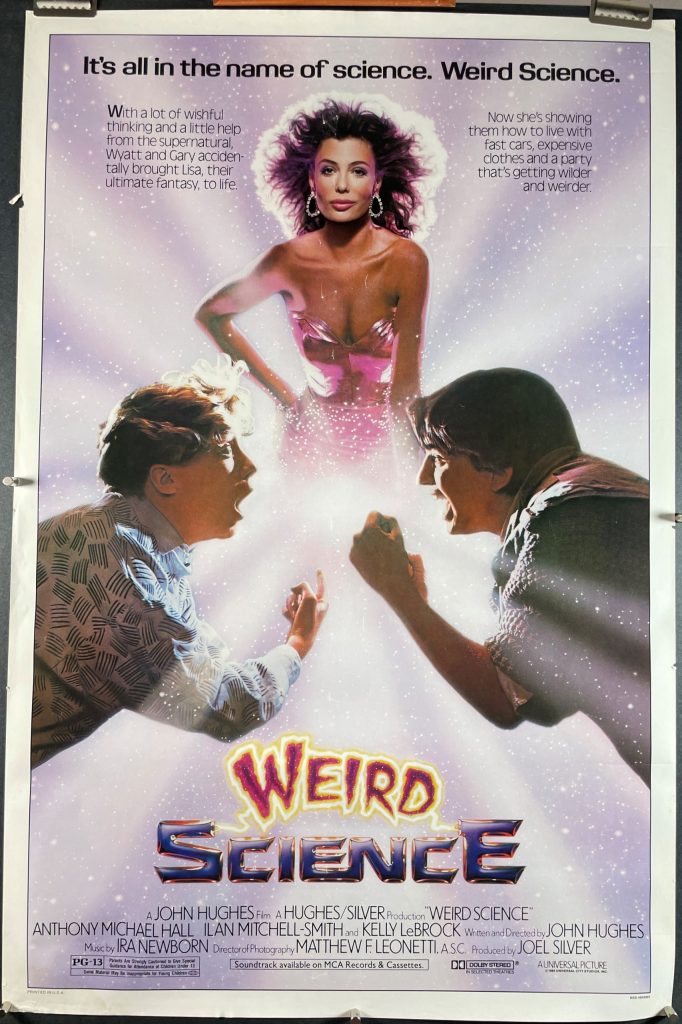 WEIRD SCIENCE, Original Vintage John Hughes Comedy Movie Poster ...