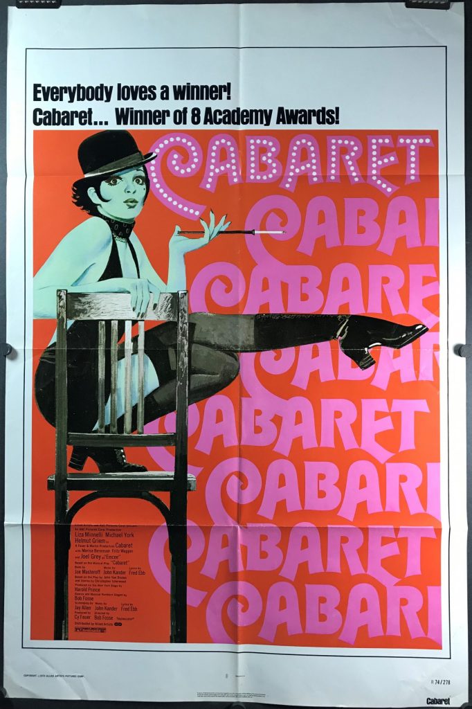 CABARET, Original Liza Minelli Vintage Movie Poster - Original Vintage ...