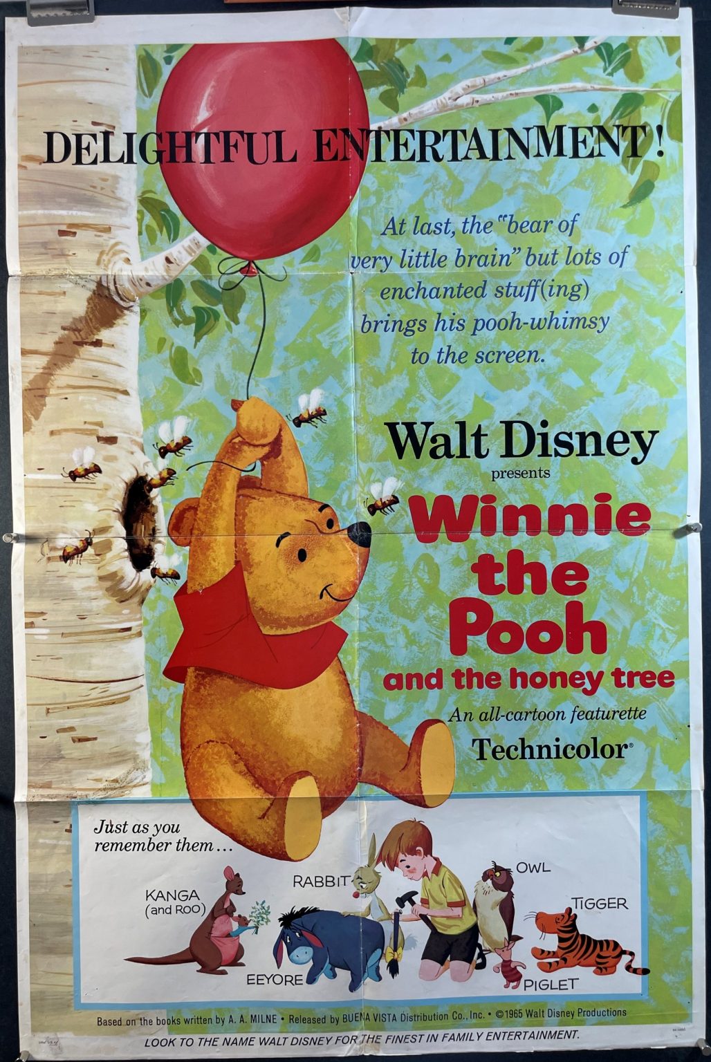 WINNIE THE POOH E THE HONEY TREE, Sterling Holloway, Bruce Reitherman ...