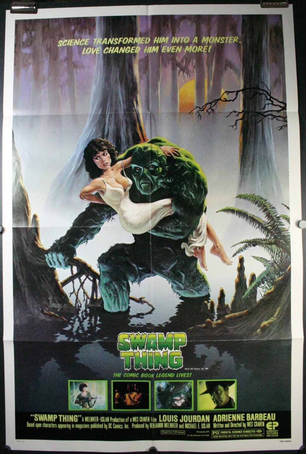 SWAMP THING, Original Adrienne Barbeau, Vintage Movie Poster - Original ...