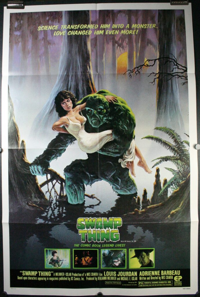 SWAMP THING, Original Adrienne Barbeau, Vintage Movie Poster - Original ...