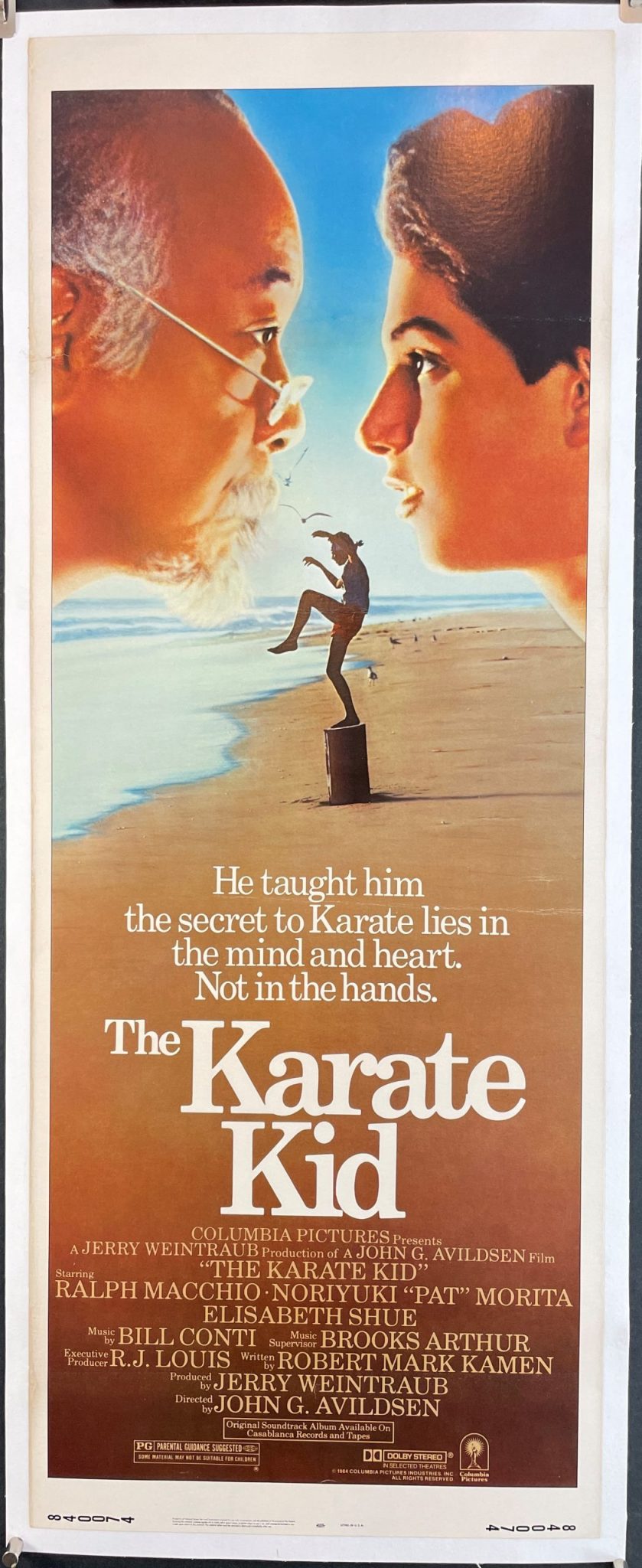KARATE KID, Original Martial Arts Vintage Movie Poster - Original ...