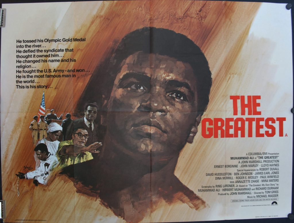 THE GREATEST, Original Boxing Great Muhammad Ali Movie Poster ...