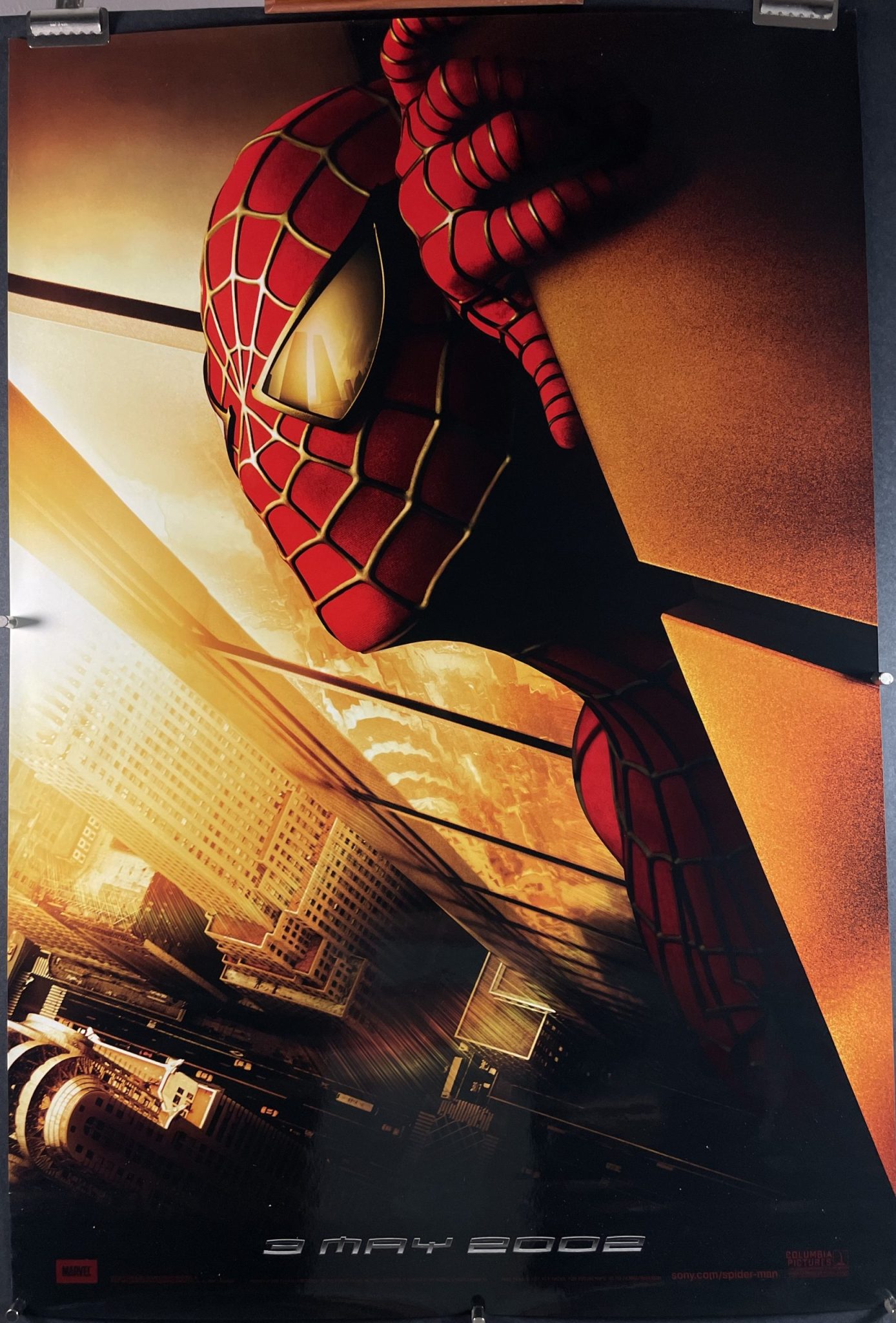SPIDER-MAN, Original Rare Recalled Twin Towers Vintage Movie Poster ...