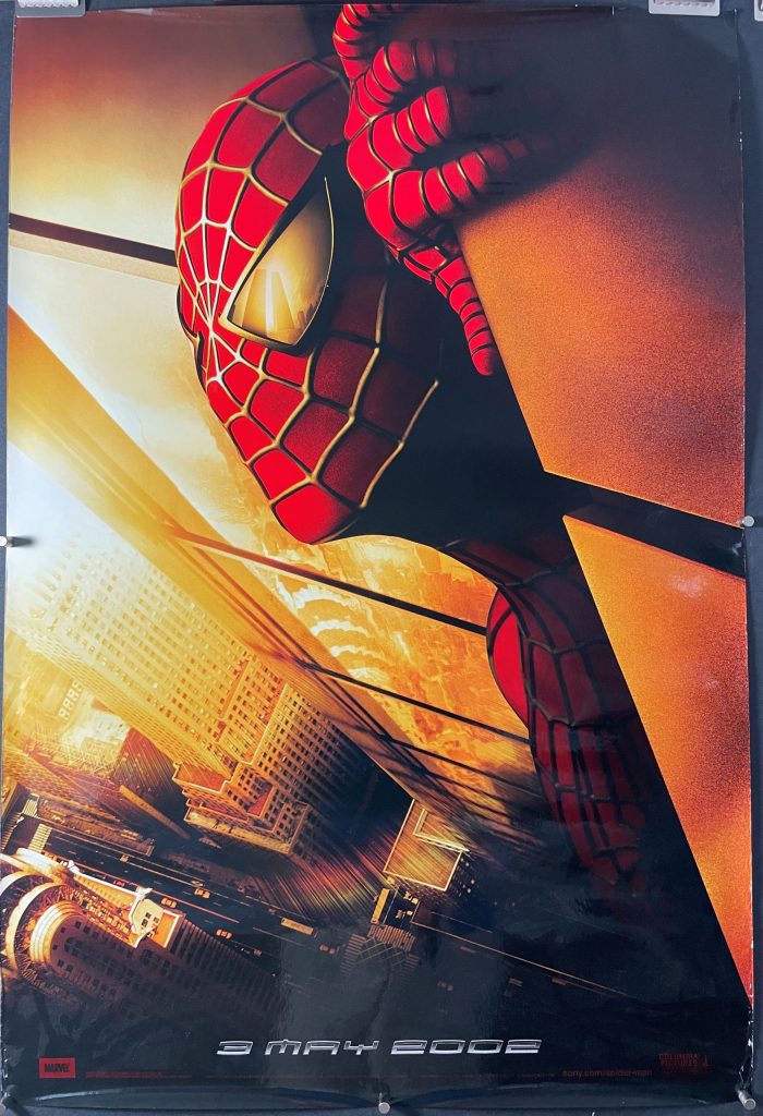 SPIDER-MAN, Original Rare Recalled Twin Towers Vintage Movie Poster ...