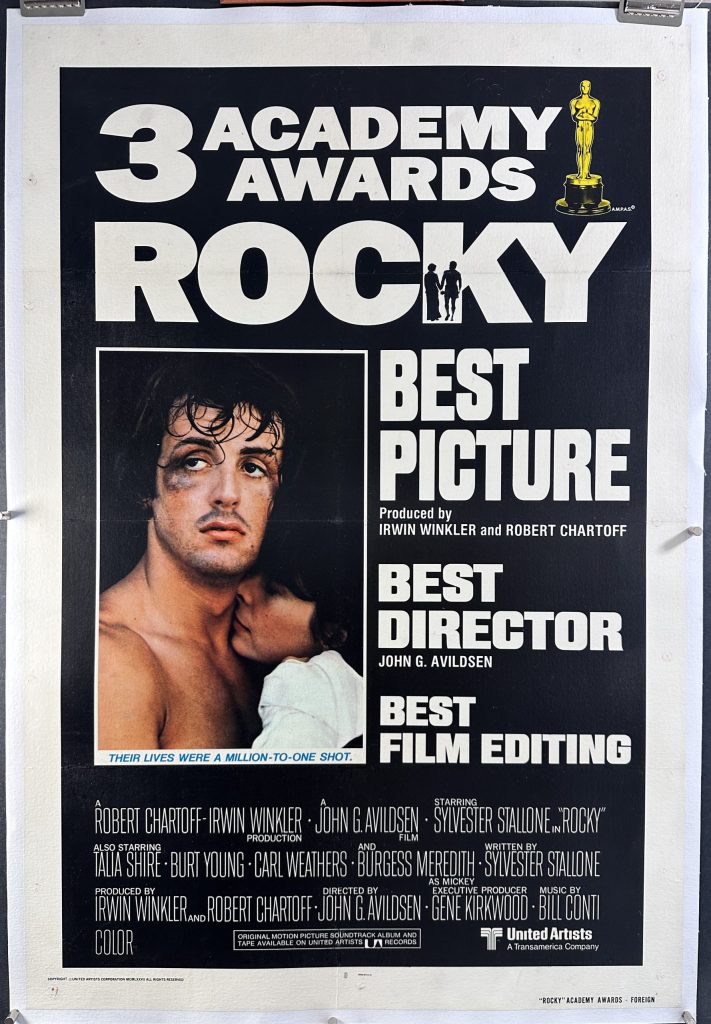 ROCKY, Original Vintage Boxing Awards Movie Poster - Original Vintage ...