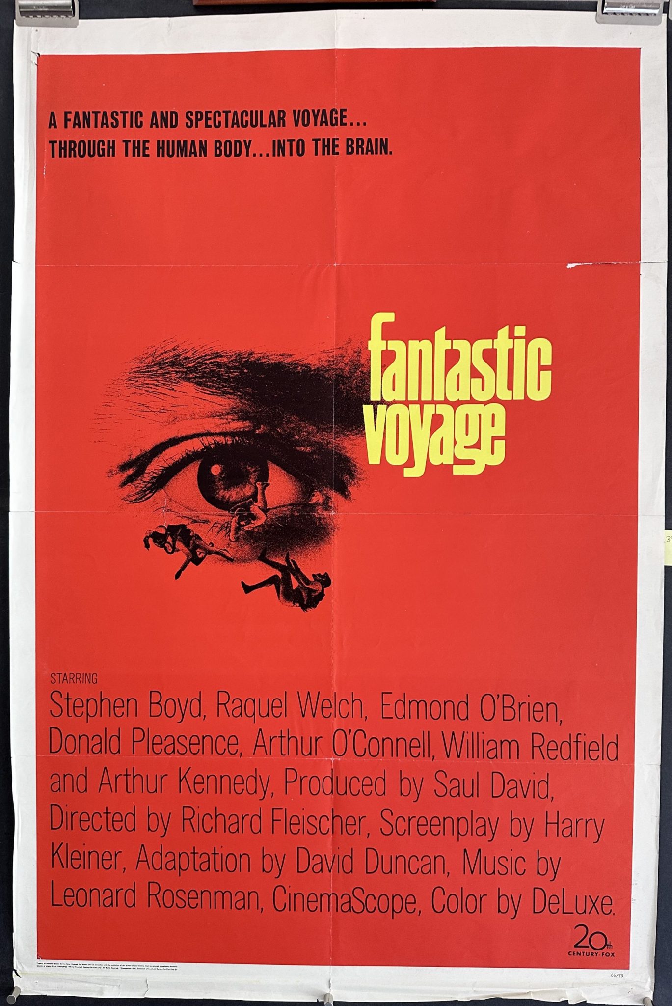 FANTASTIC VOYAGE, Original Vintage Movie Poster starring Stephen Boyd ...