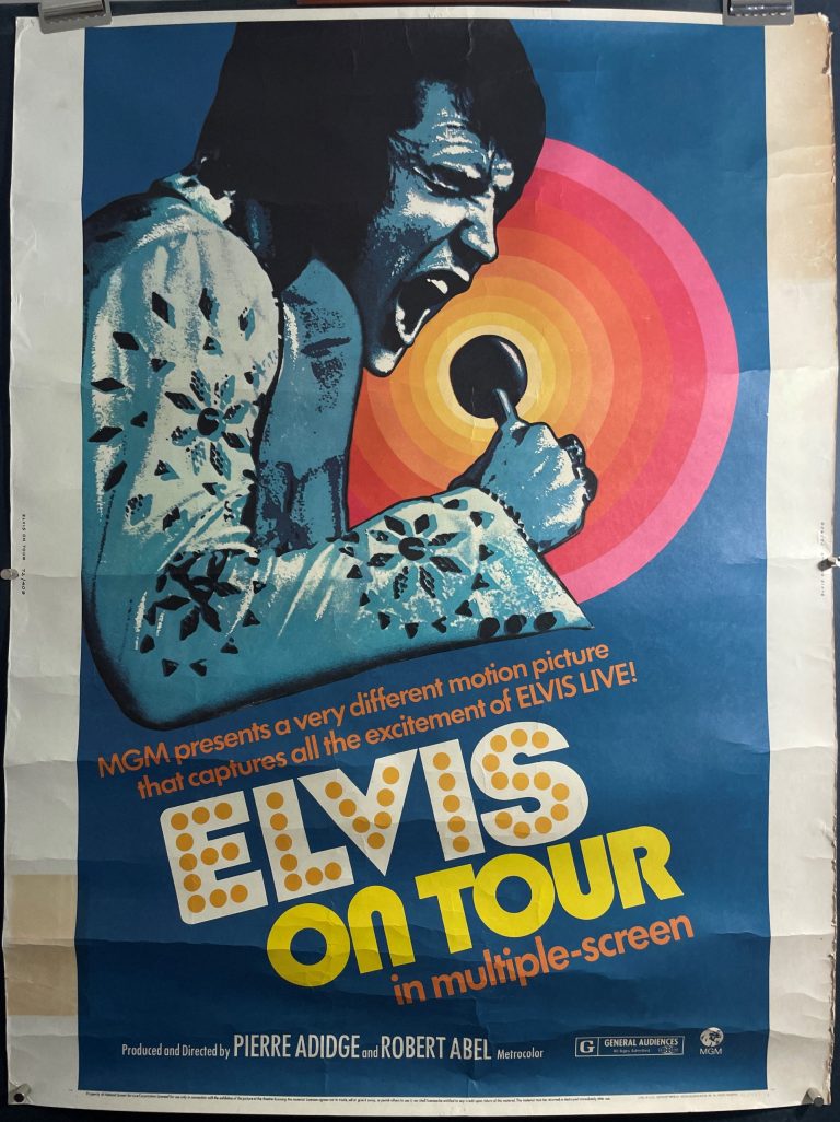 ELVIS ON TOUR, Original, Elvis Presley Vintage Movie Poster For Sale ...