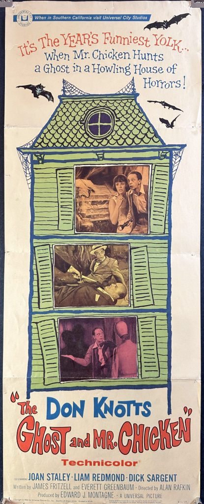 THE GHOST AND MR. CHICKEN, Original Vintage Movie Poster starring Don Knotts - Original Vintage ...