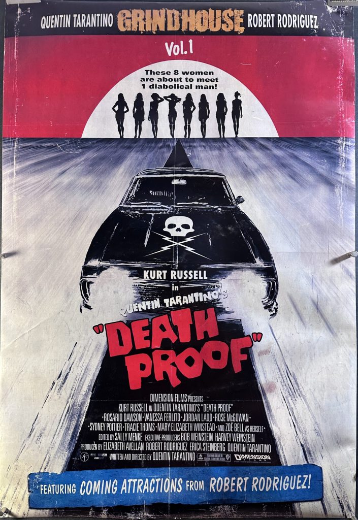 DEATH PROOF, Original Tarantino Movie Poster starring Kurt Russel ...