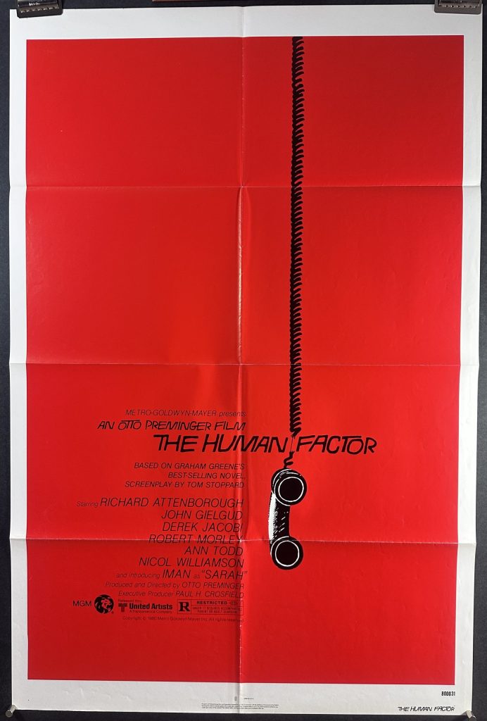 HUMAN FACTOR, Original Vintage Movie Poster - Original Vintage Movie ...