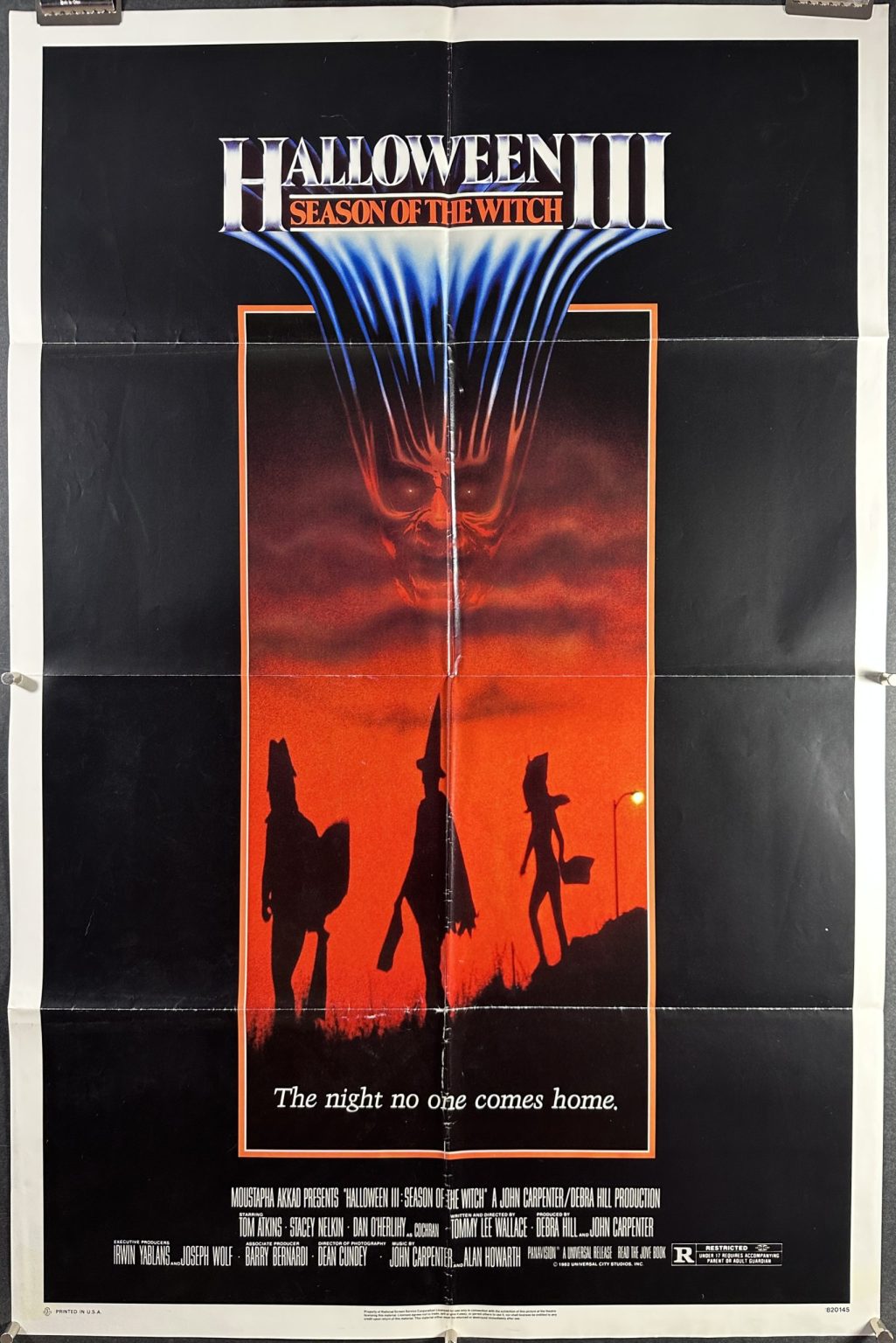 HALLOWEEN III, Original Vintage John Carpenter Halloween Horror Movie ...